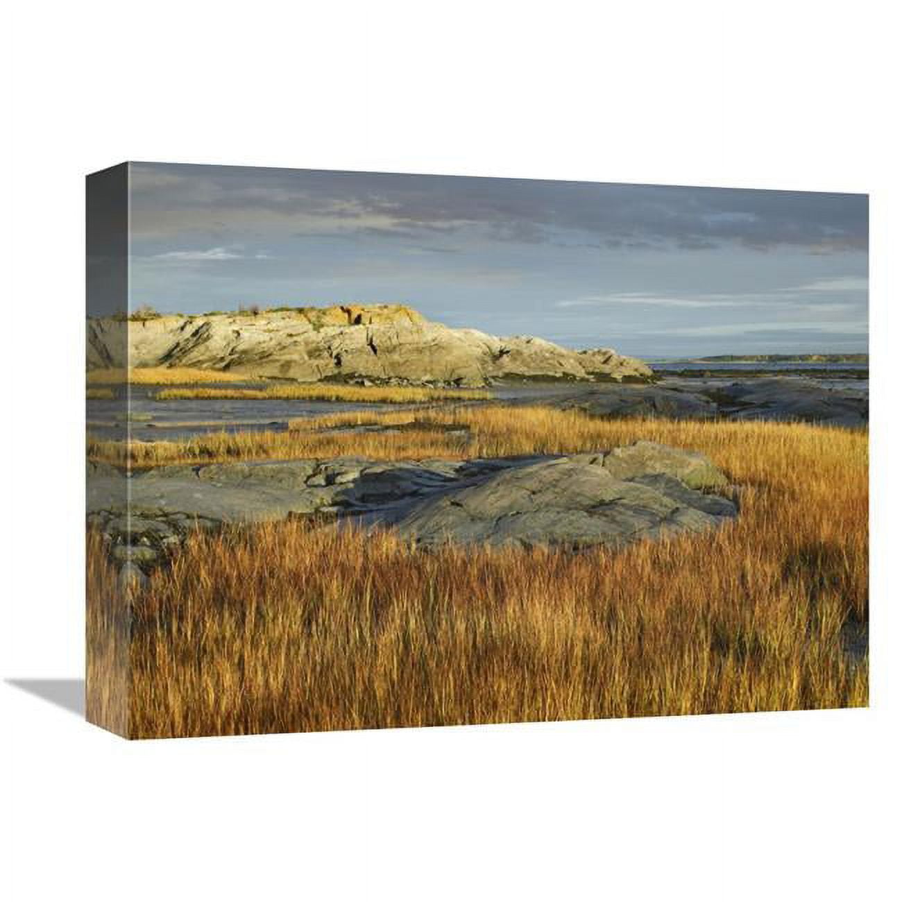 12 x 16 in. Tidal Marsh, Riviere-Trois-Pistoles, Quebec, Canada Art ...