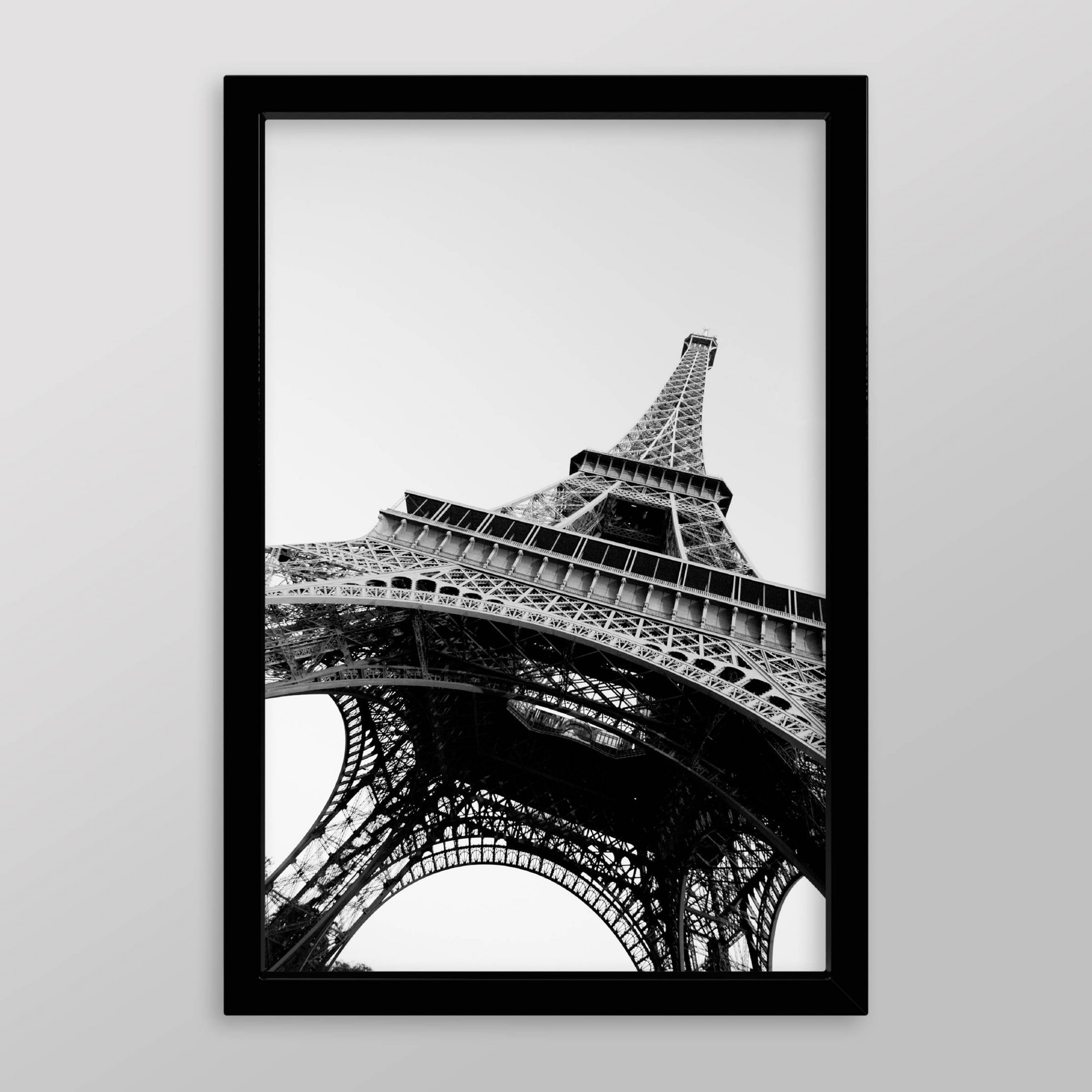 12" x 18" Poster Frame Black: Modern Style, MDF Material, Acrylic ...