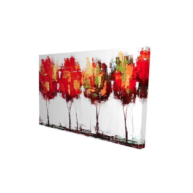 12 x 18 in. Abstract Industrial Style Trees-Print on Canvas - Walmart.com