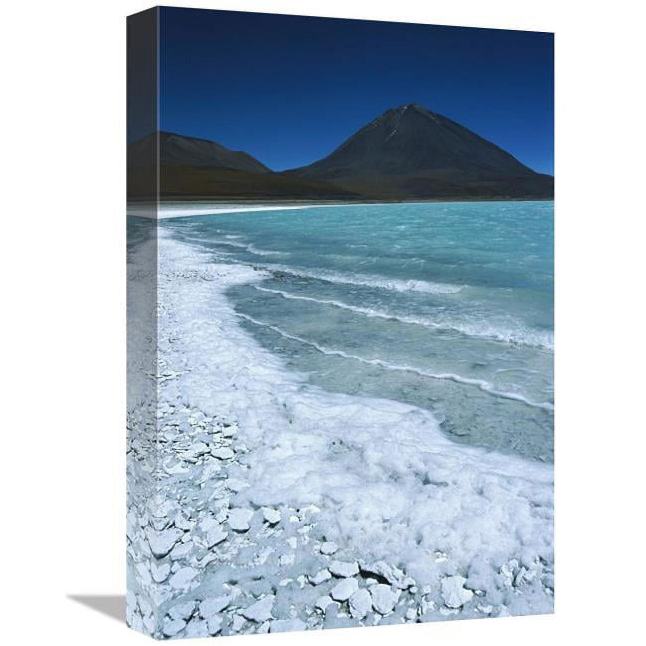 12 x 18 in. Arsenic-Laden Laguna Verde & Licancabur Volcano, Bolivia ...