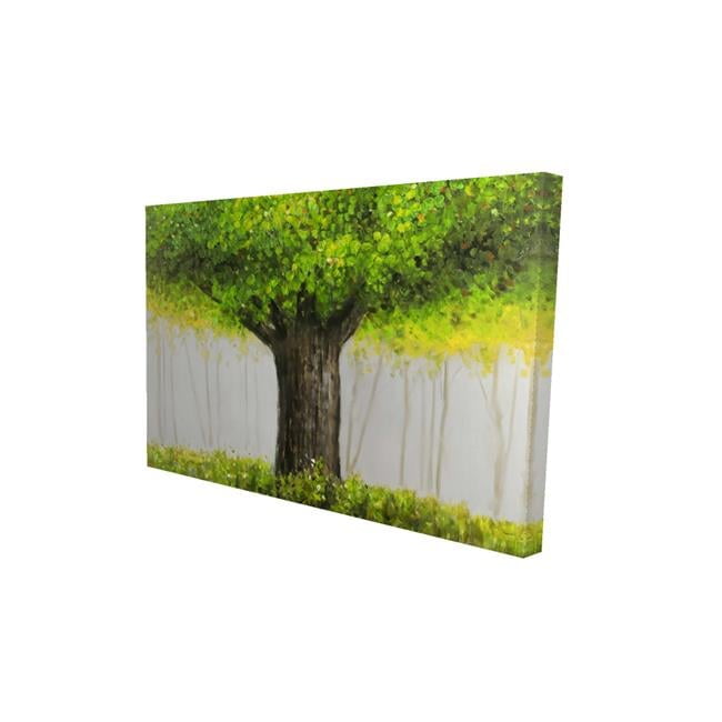 12 x 18 in. Big Green Tree-Print on Canvas - Walmart.com