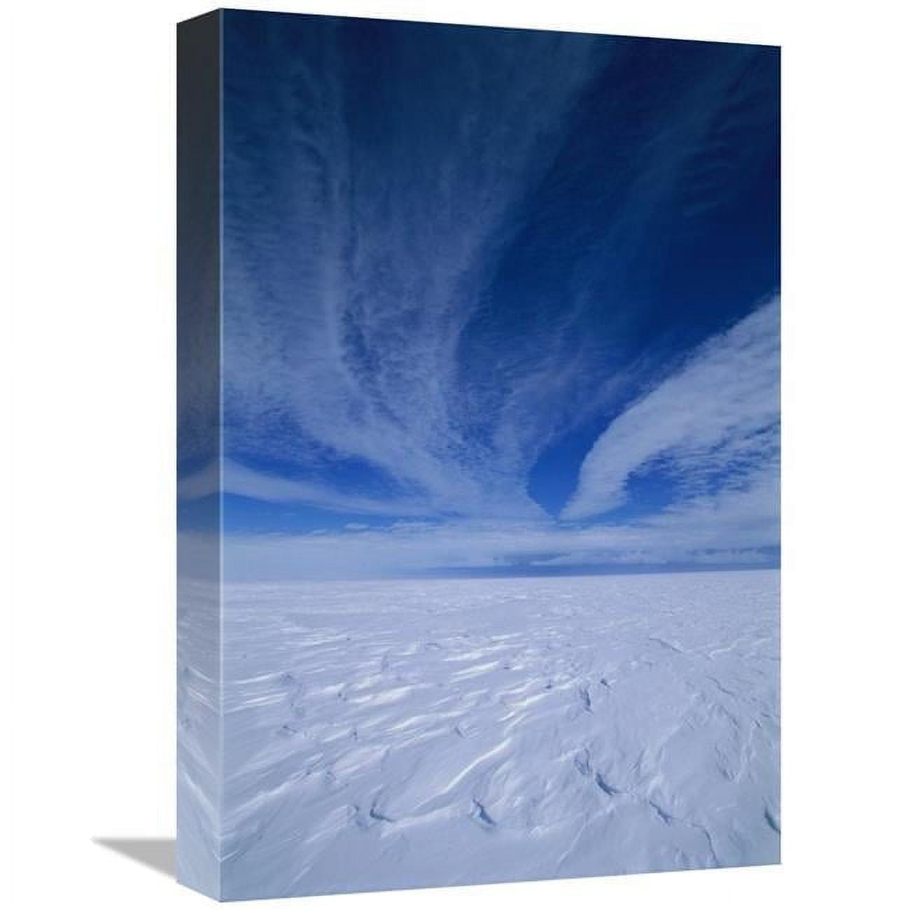 12 x 18 in. Cirrus Clouds Above Icy Plateau, Antarctica Art Print ...