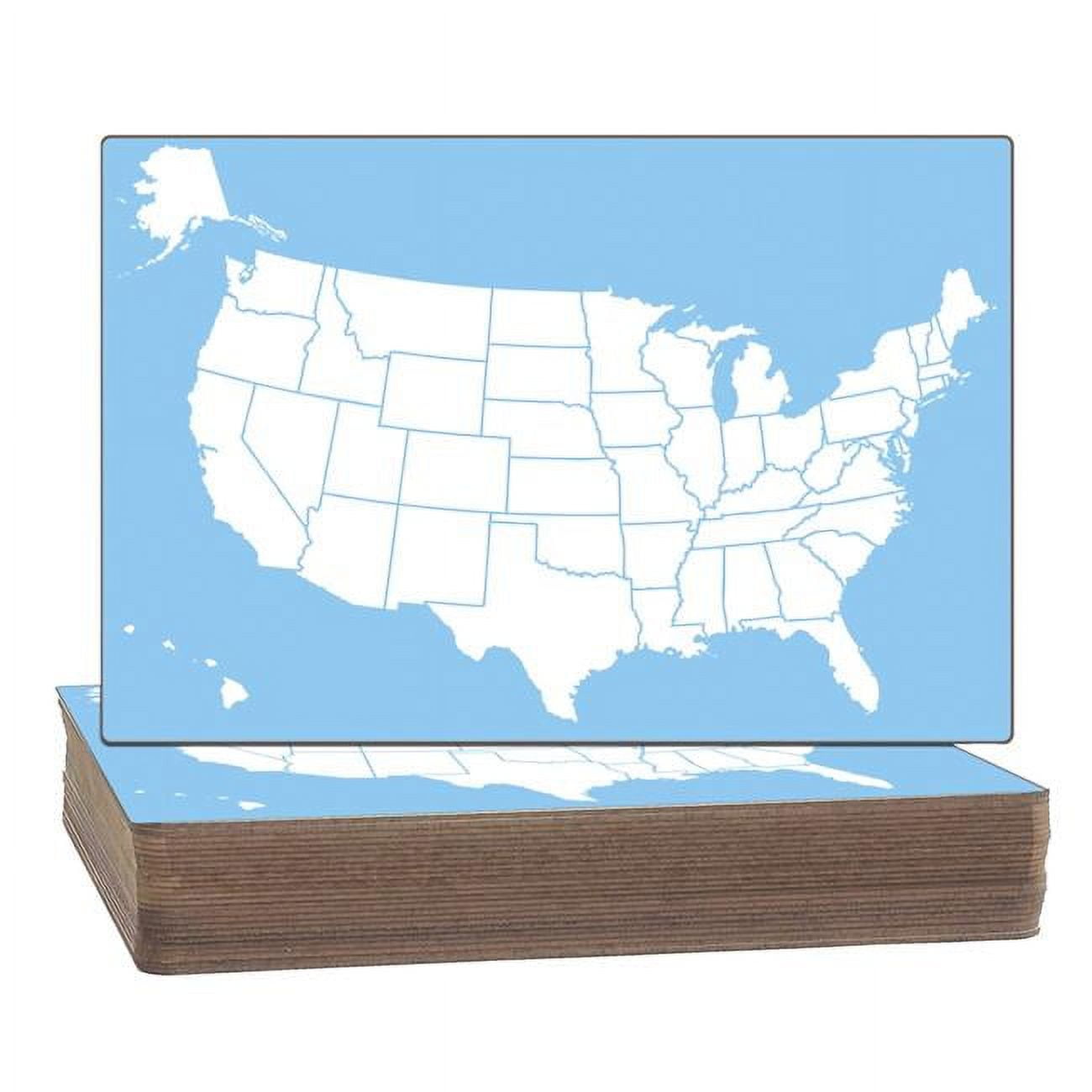12 x 18 in. Dry Erase 2-Sided US Map Board - Pack of 24 - Walmart.com