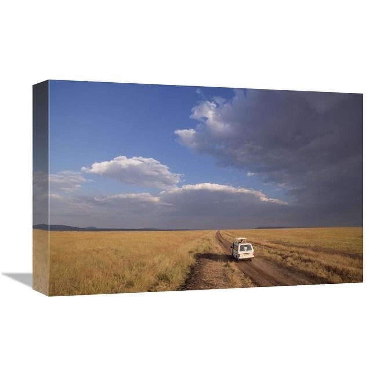 12 x 18 in. Ecotourists in the Serengeti Ecosystem, Kenya & Tanzania ...