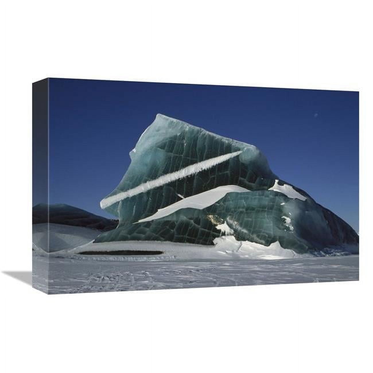 12 x 18 in. Iceberg Trapped in Sea Ice, Antarctica Art Print - Tashi ...