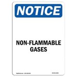 12 x 18 in. OSHA Notice Sign - Non-Flammable Gases - Walmart.com