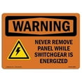 12 x 18 in. OSHA Warning Sign - Never Remove Panel - Walmart.com