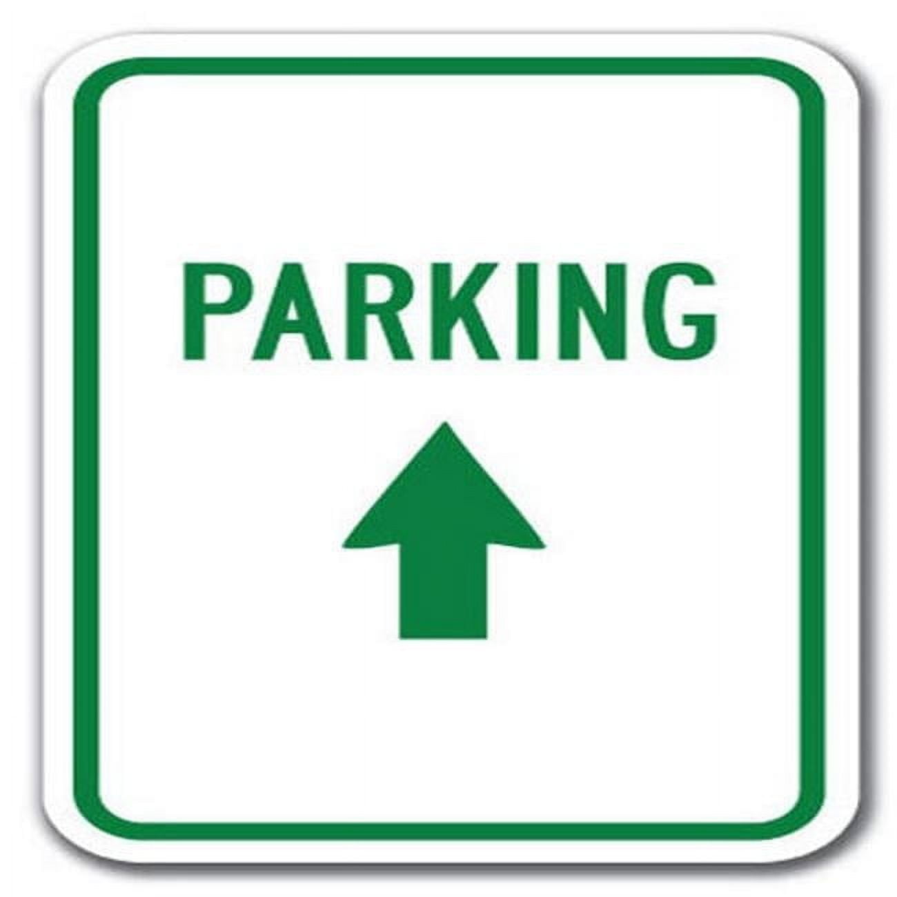 12 x 18 in. Parking with Up Arrow Heavy Gauge Aluminum Sign - Walmart.com