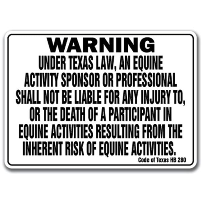 12 x 18 in. Texas Equine Aluminum Sign - Walmart.com