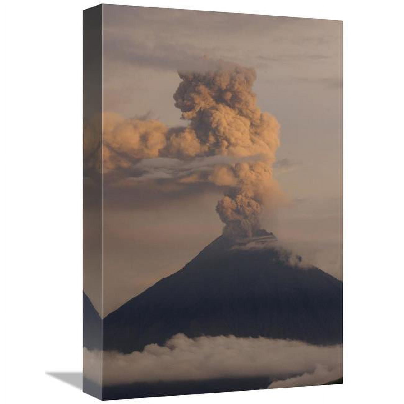 12 x 18 in. Tungurahua Volcano Erupting, Active Stratovolcano, Andes ...
