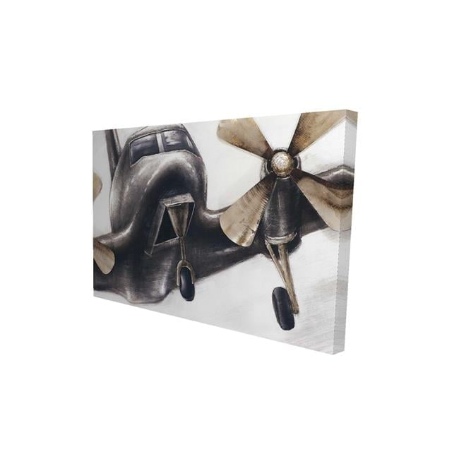 12 x 18 in. Vintage Airplane In Flight-Print on Canvas - Walmart.com