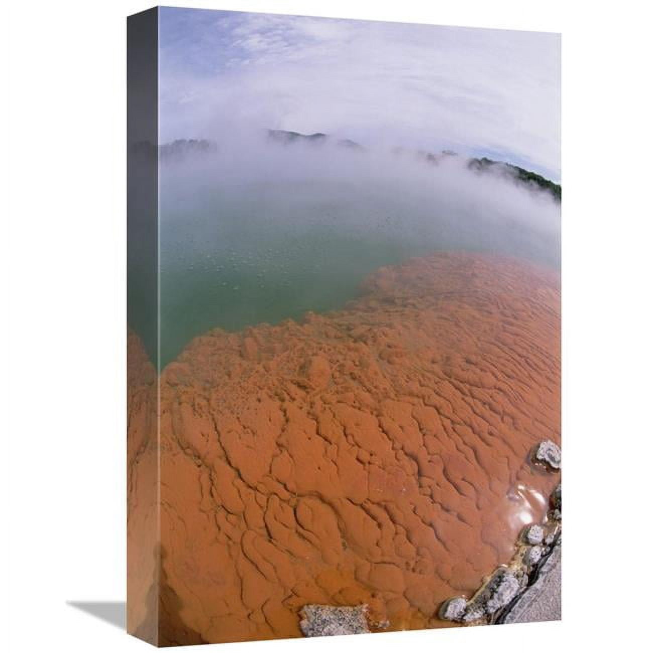 12 x 18 in. Volcanic Mineral Lake, Champagne Pool, Rotorua, New Zealand ...