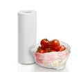 12" x 20" Plastic Produce Bag on a Roll, Food Safe 0.5 Mils HDPE Flat ...