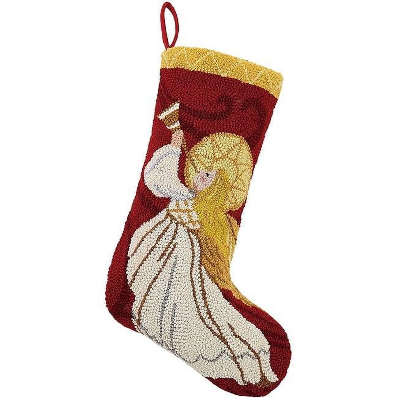 12 x 20 in. Heavenly Holiday Angel Hook Stocking, Multi Color - Walmart.com