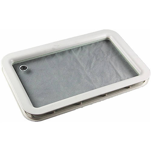 12" x 21" Inner and Outer Window Frame with Seal, White - Walmart.com