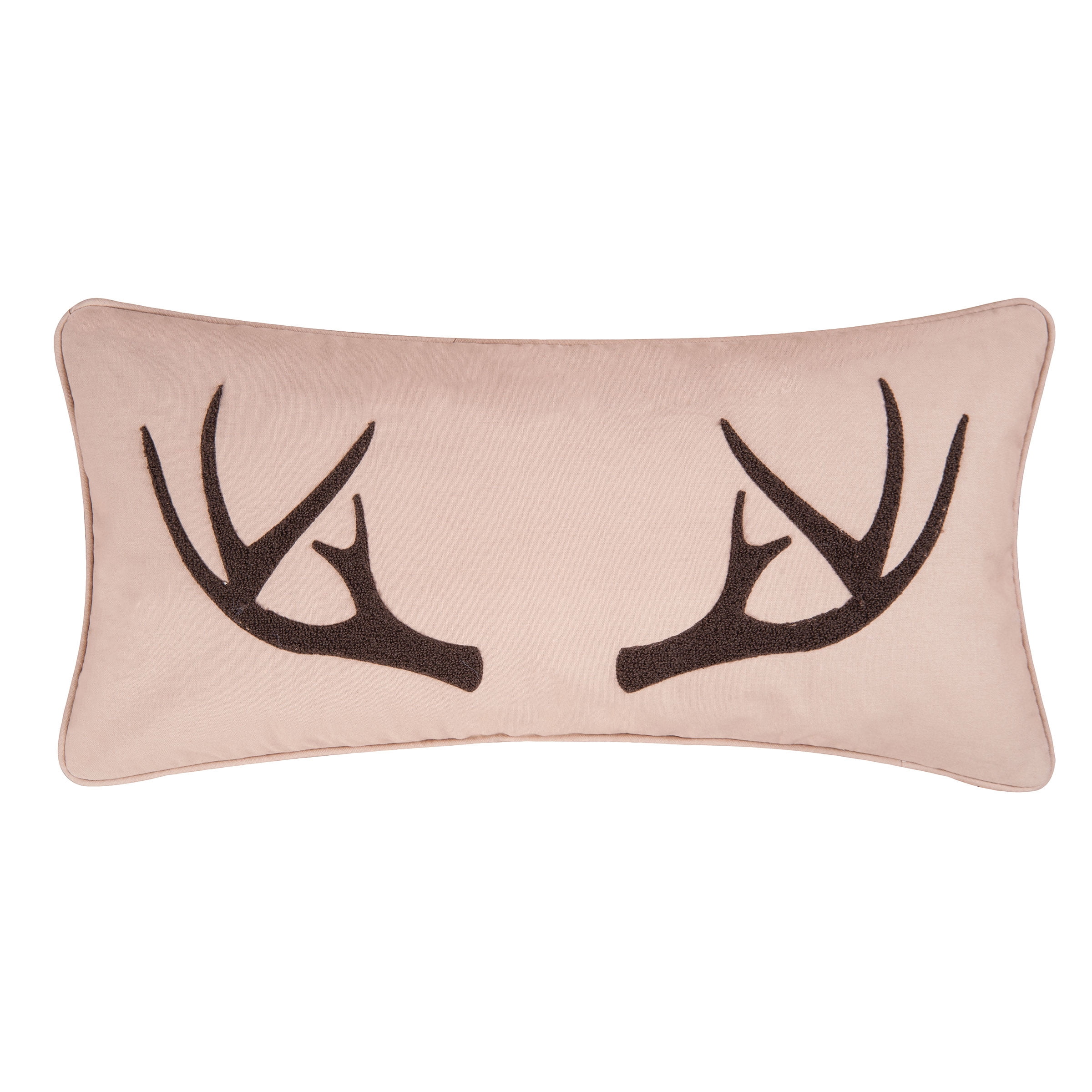 Antlers Design Rectangle Fall Harvest Hunting Theme Accent Pillow, 12 ...