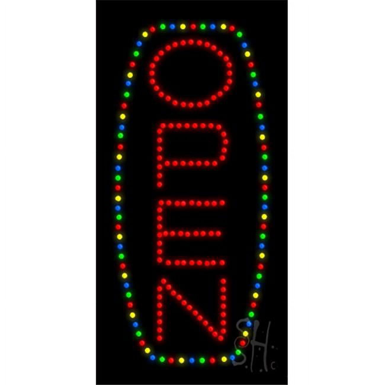 12 x 24 in. Open Animated LED Sign, Multi Color - Walmart.com
