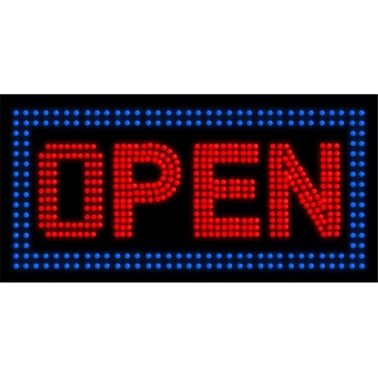 12 x 24 in. Open Animated LED Sign, Multi Color - Walmart.com