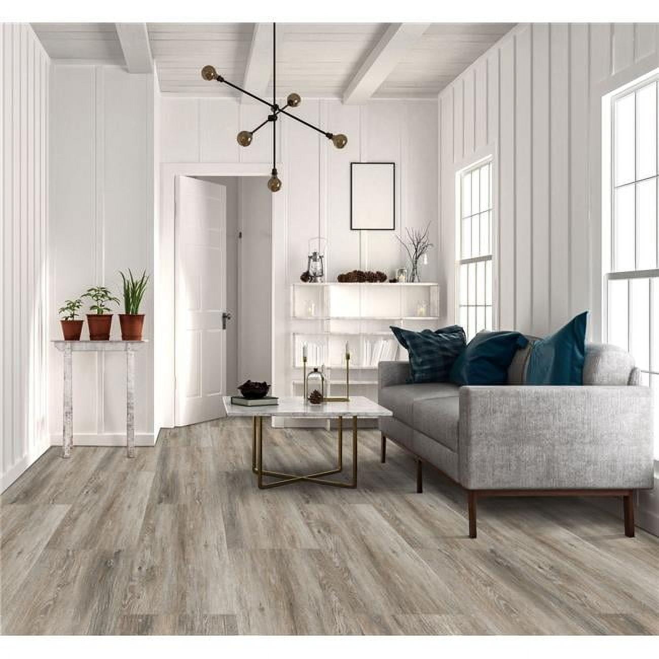 12 x 24 in. Palazzo Self Adhesive Vinyl Floor Tile, Beechwood - 40 sq ...