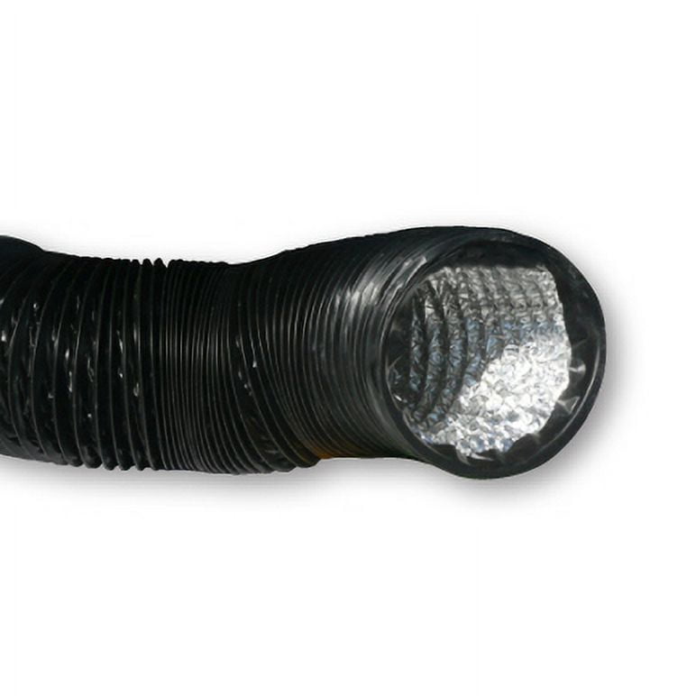 12" x 25' Black Lightproof Ducting w/Clamps - Walmart.com