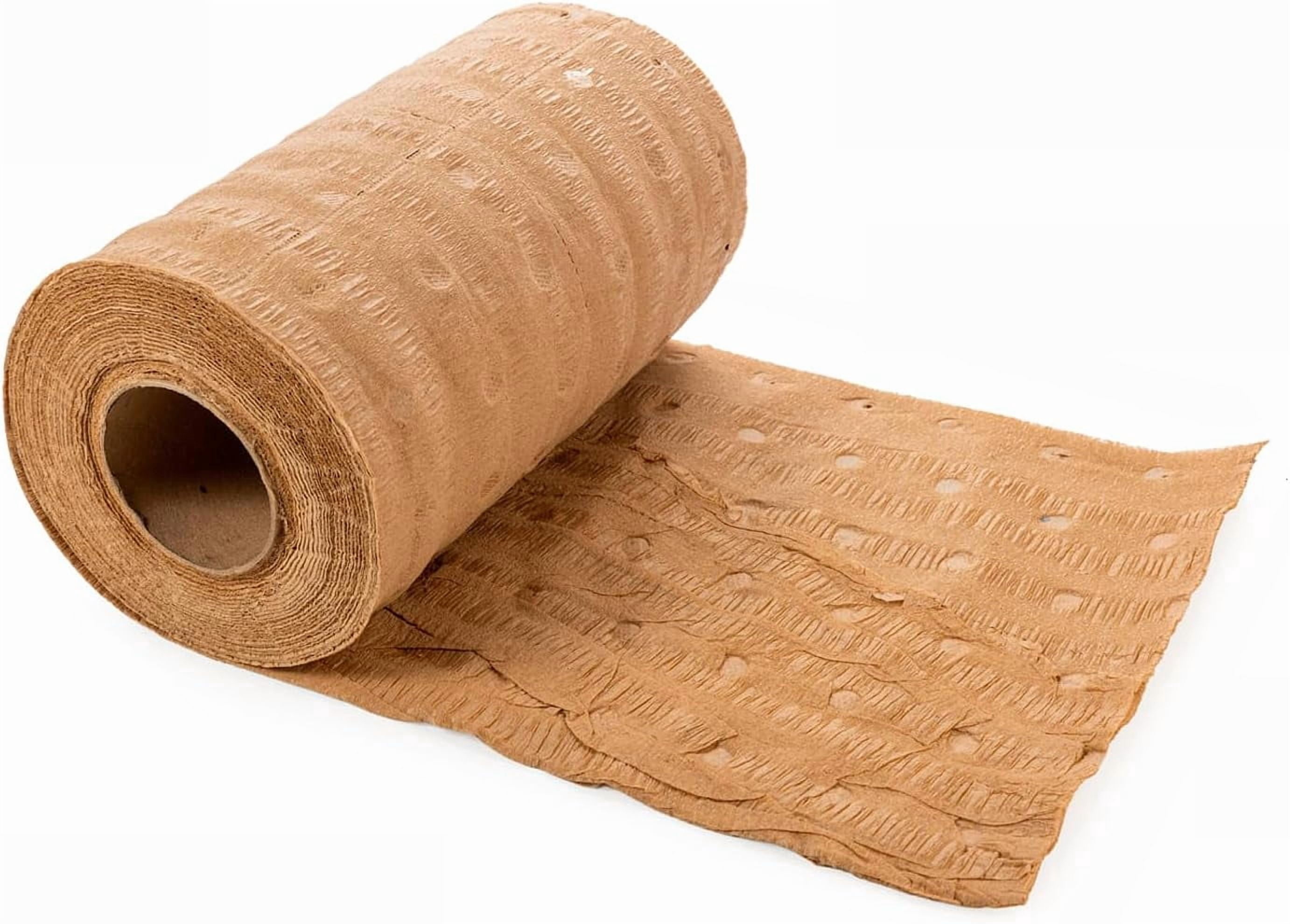 12" x 25' EcoMaxAmazon Kraft Paper Cellulose Wadding (1 Roll ...
