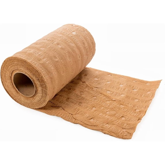 12" x 25' EcoMaxAmazon Kraft Paper Cellulose Wadding (1 Roll ...