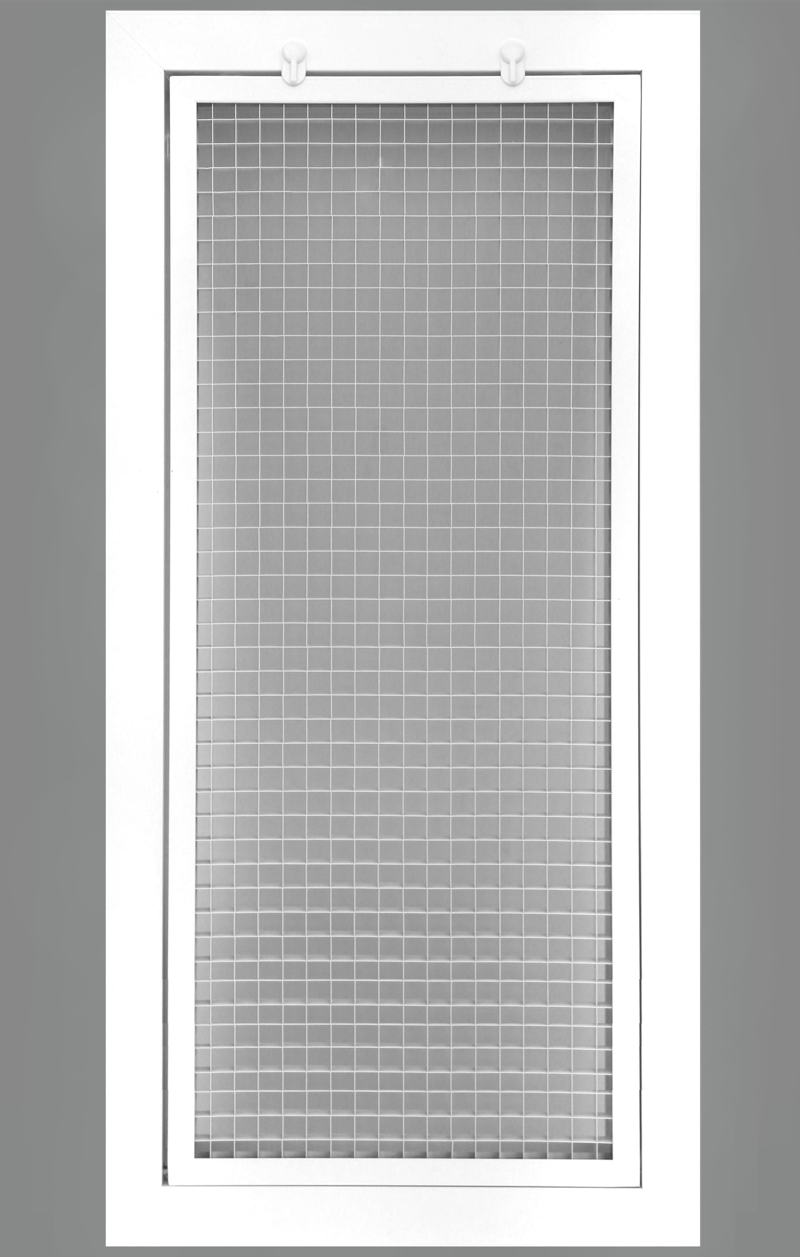 12" x 26" Cube Core Eggcrate Return Air Filter Grille for 1" Filter ...