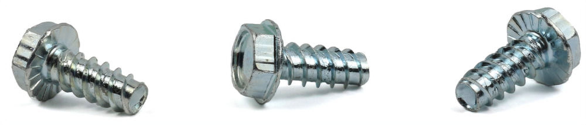 #12 x 3/4" Thread Forming Screws for Plastics (48-2) / Unslotted / Hex ...