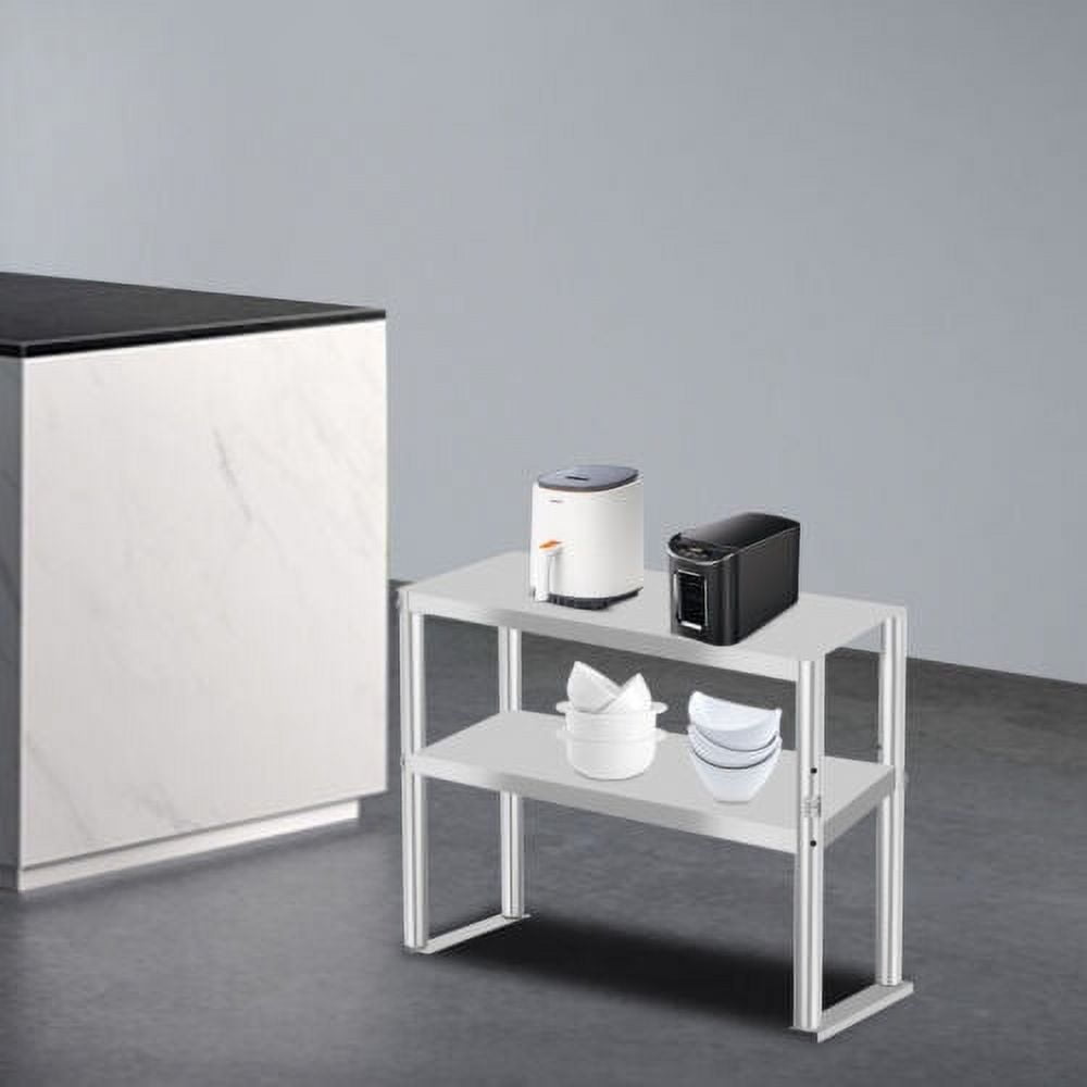 12" x 30" Stainless Steel Commercial Kitchen Prep Table with Double ...