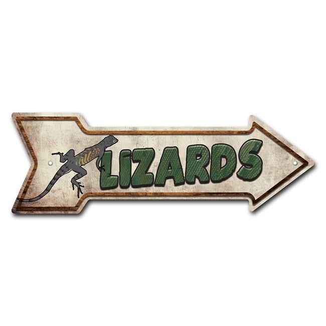 12 x 36 in. Wide Lizards Arrow Sign - Walmart.com