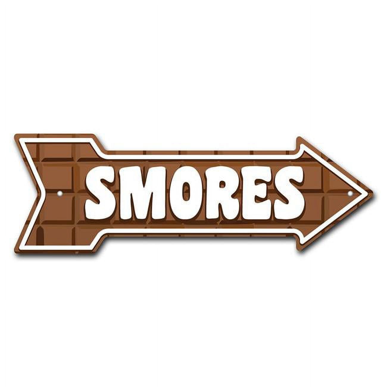 12 x 36 in. Wide Smores Arrow Sign - Walmart.com