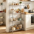 12" x 36" x 54", 4-Tier Adjustable Wire Shelving Unit, Commercial ...