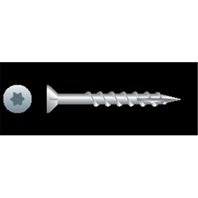 12 x 4 in. 305 Stainless Steel Star Drive Flat Head Screws Coarse ...