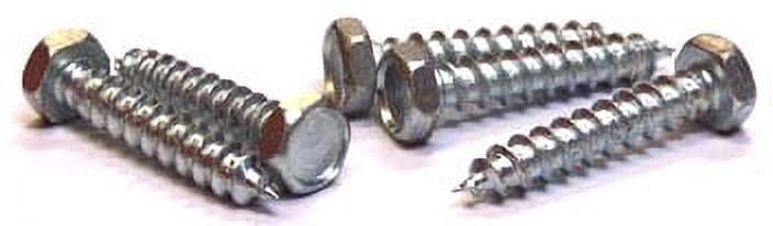 #12 x 5/8" Type A Self-Tapping Screws / Unslotted / Hex Head / Steel ...