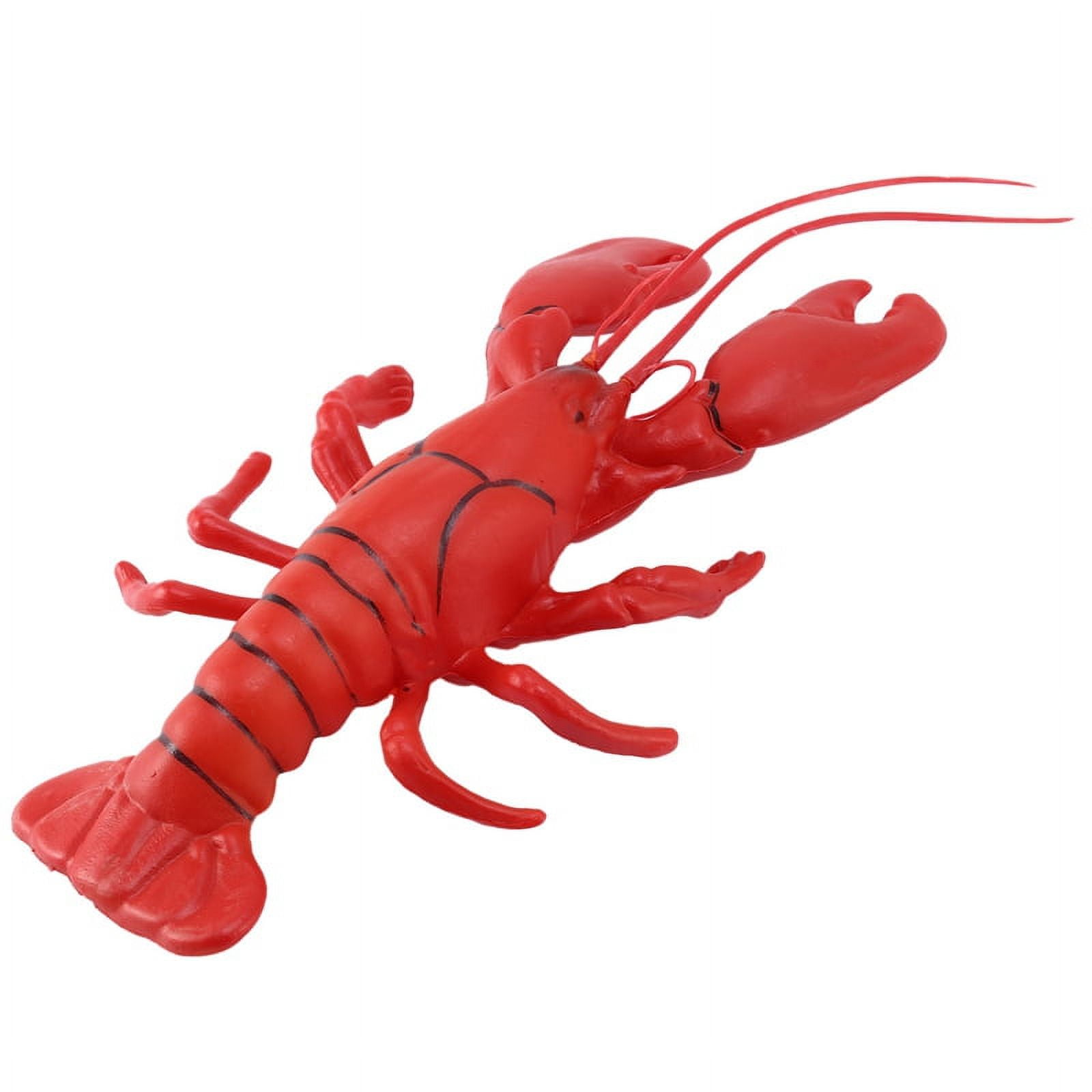 12 x 5 inch Big Fake Lobster Model for Dispaly Artificial Marine ...