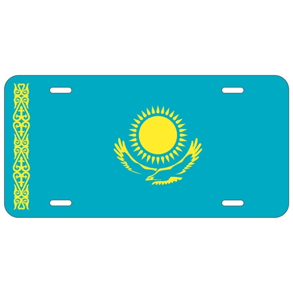 12" x 6" Aluminum License Plate – Asian Flag Designs – Durable UV ...