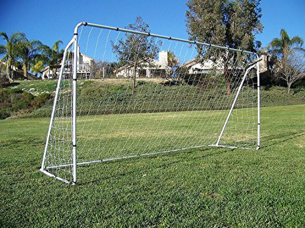 12 x 6 Ft. Powder Coated Galvanized Steel Soccer Goal w/Net. 12x6 Foot ...