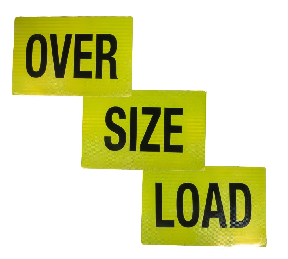 Magnetic Reflective Oversize Load Signs for Trucks - Professional Wide ...