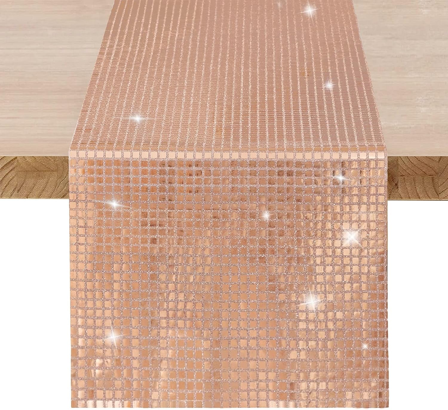 12 x 71 Inches Glitter Disco Party Table Runner Silver Sparkle Sequin ...
