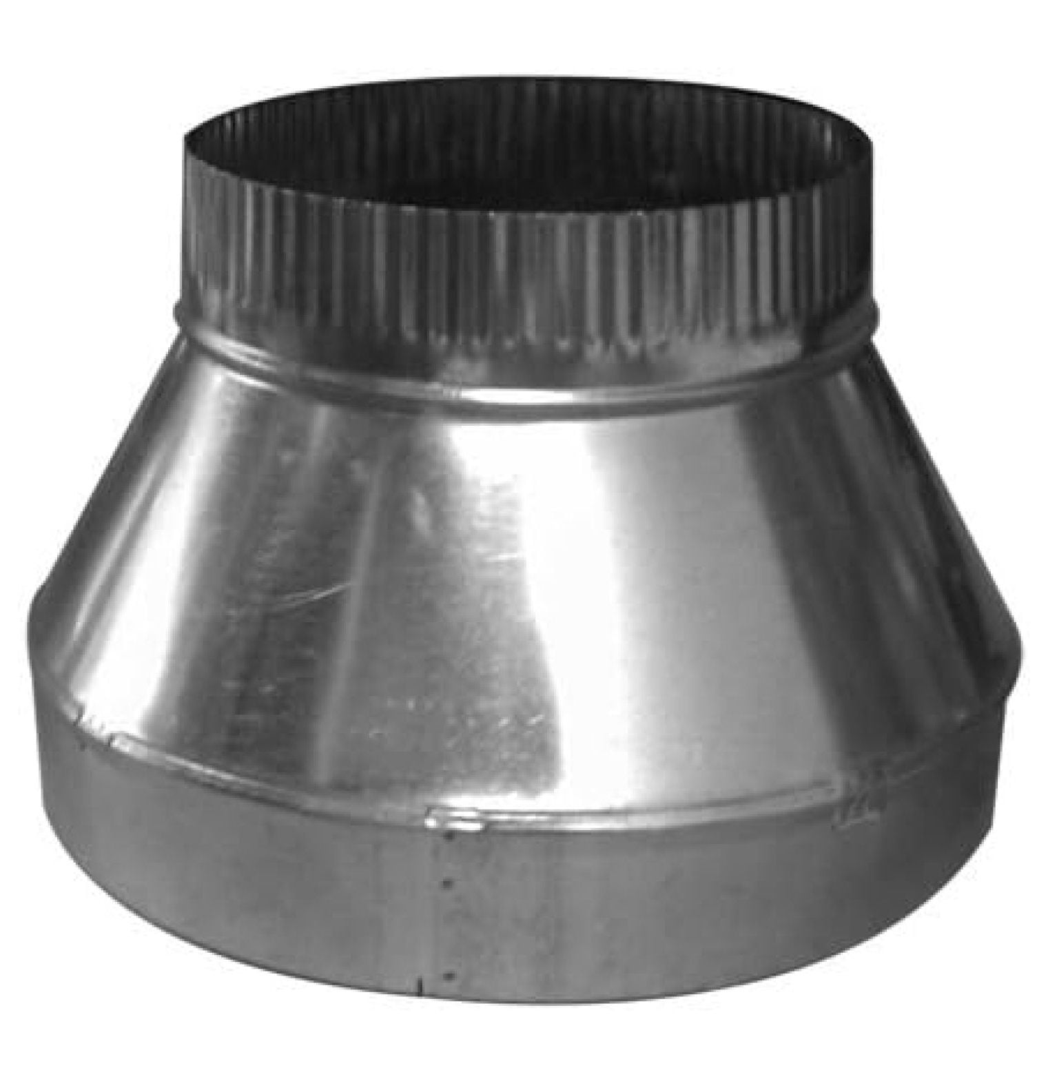 12" x 8" Duct Reducer, Single Wall Galvanized Metal Fitting HVAC ...