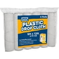 12 x 9 Ft Drop Cloths (6-Pack) – Plastic Sheeting & Painters Plastic ...