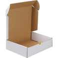 12 x 9 x 4 Inches White Corrugated Shipping Box Set of 1 - Walmart.com