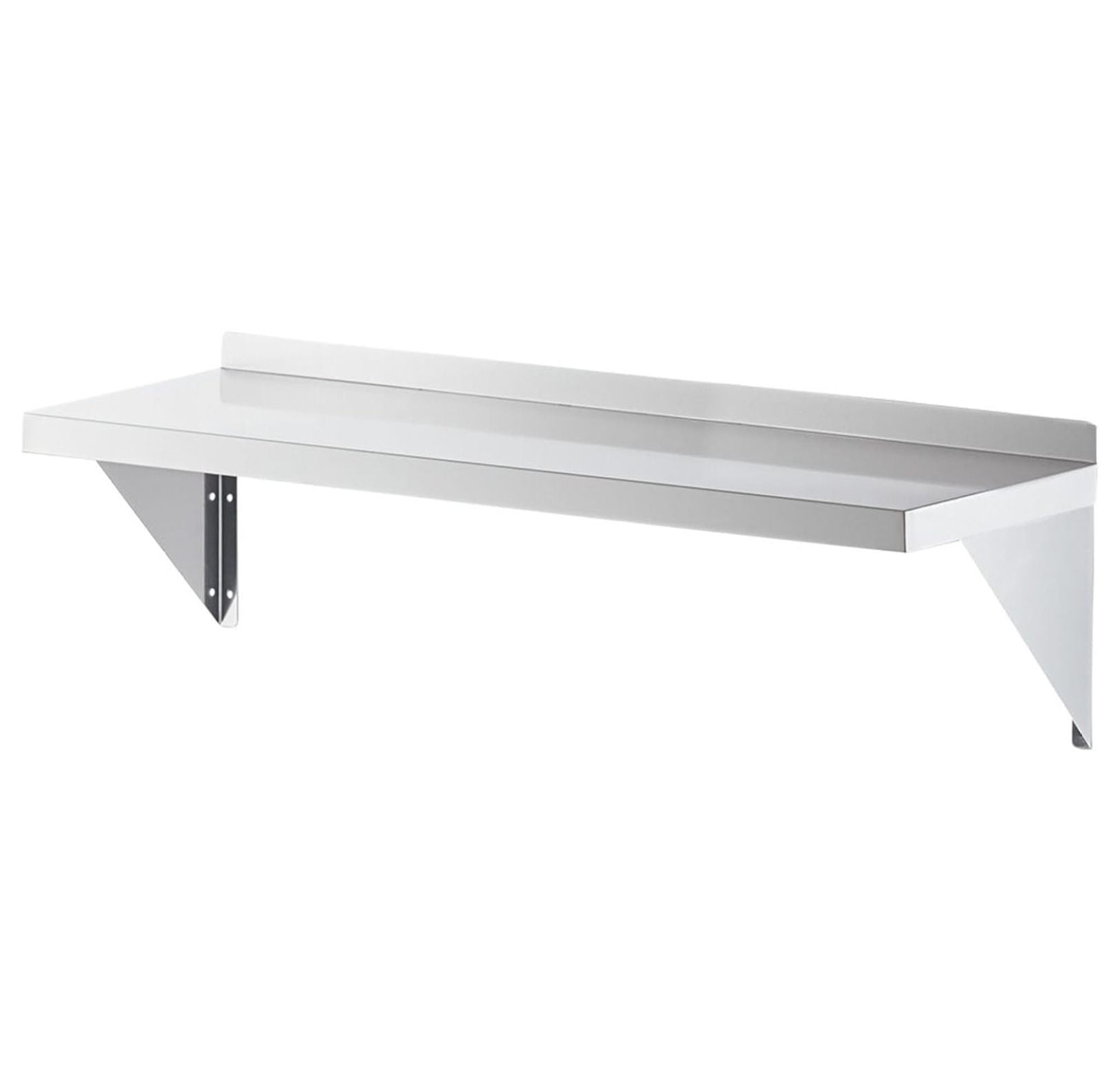 12" x " Wall Mount Shelf, Premium Stainless Steel Solid Wall Shelf ...