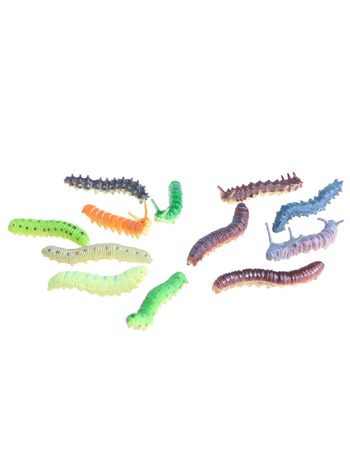 12 x Worm Realistic Fake1nsectEducational Trick Toy Plastic - Walmart.com