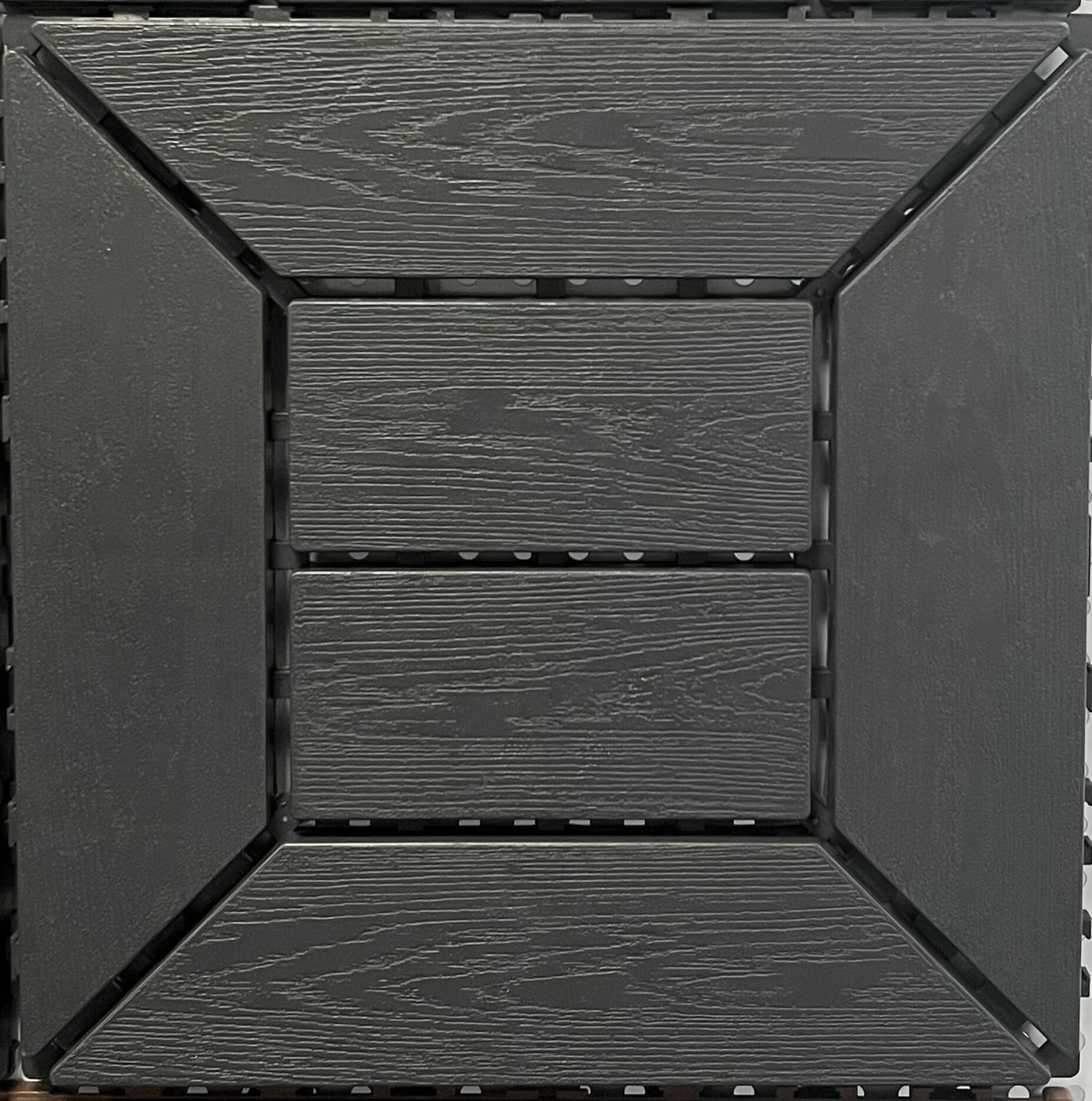 12" x12" DIY Interlocking Deck Tiles - Easy Install Heavy-Duty Outdoor ...