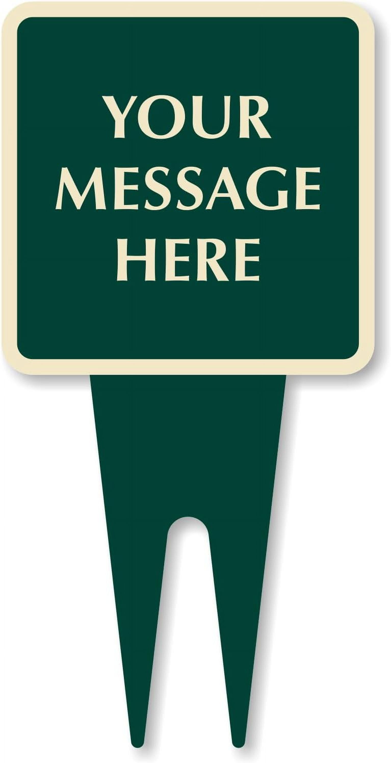 12"x15" Custom Designer Yard Stake Sign (Oxford), 120 mil ACM ...