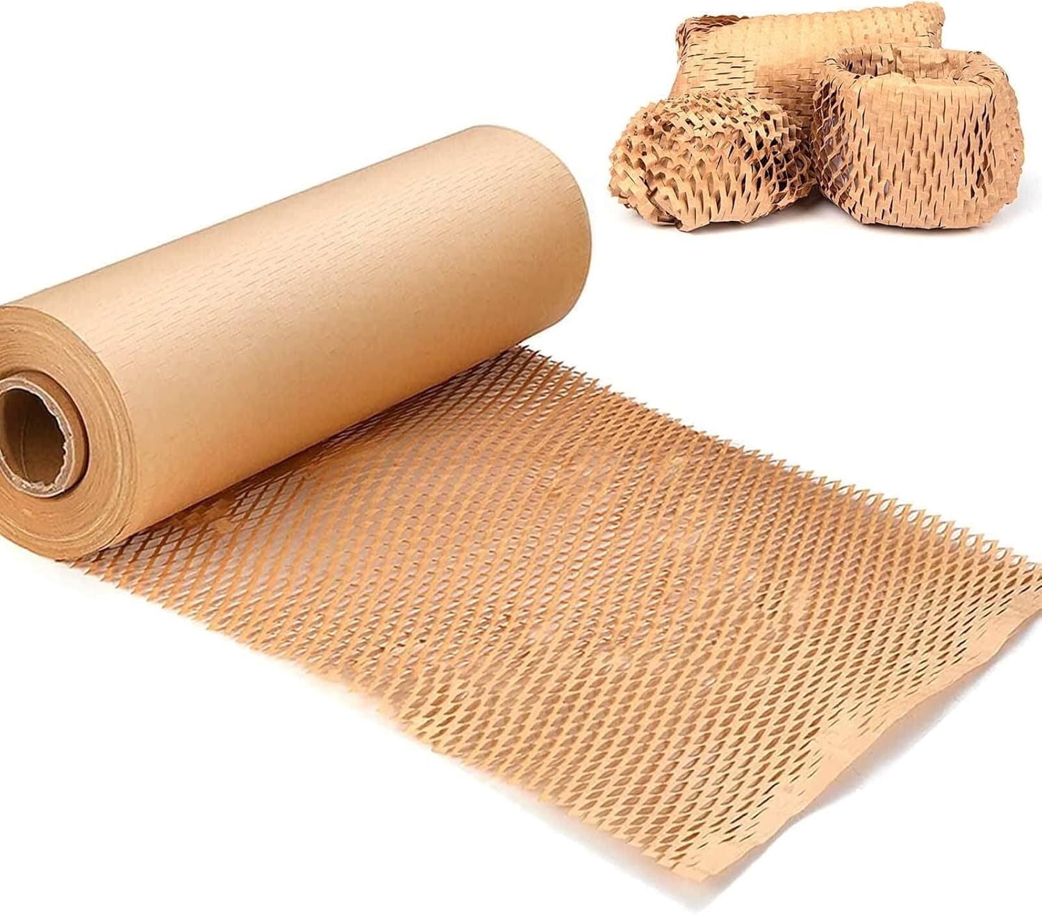 12"x164' Honeycomb Packing Paper Cushioning Wrap Roll for Moving ...