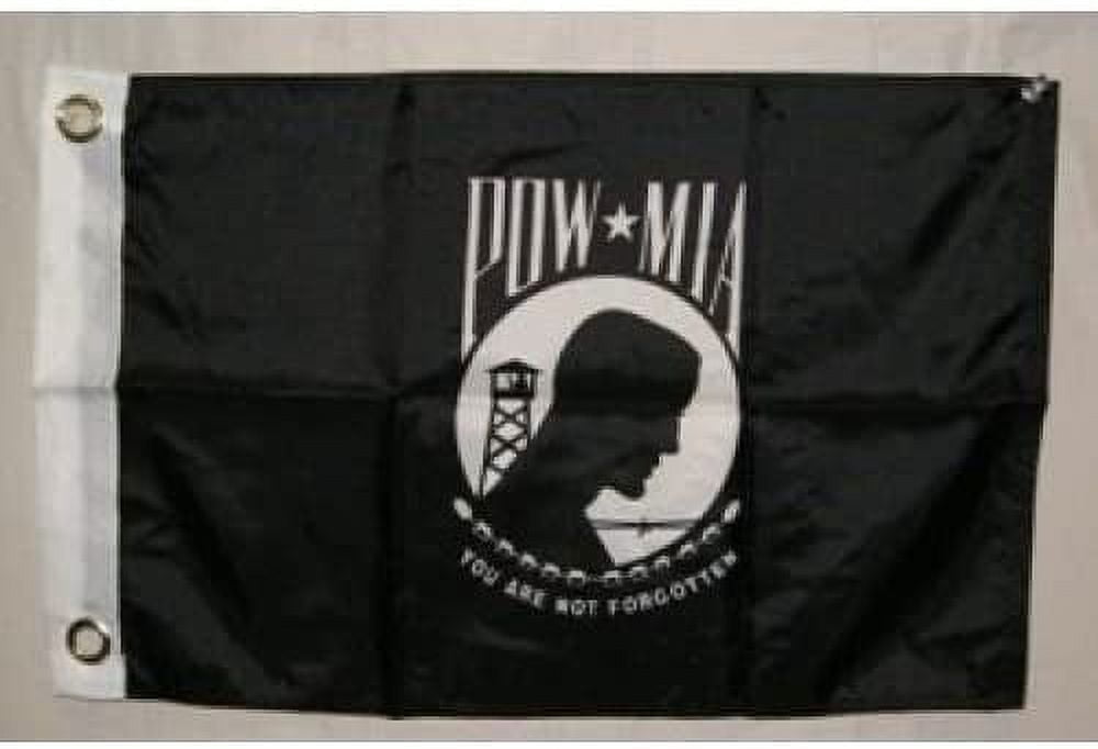 12"x18" US Powmia Pow Mia POW-MIA Prisoner Forgotten Flag Outdoor Boat ...