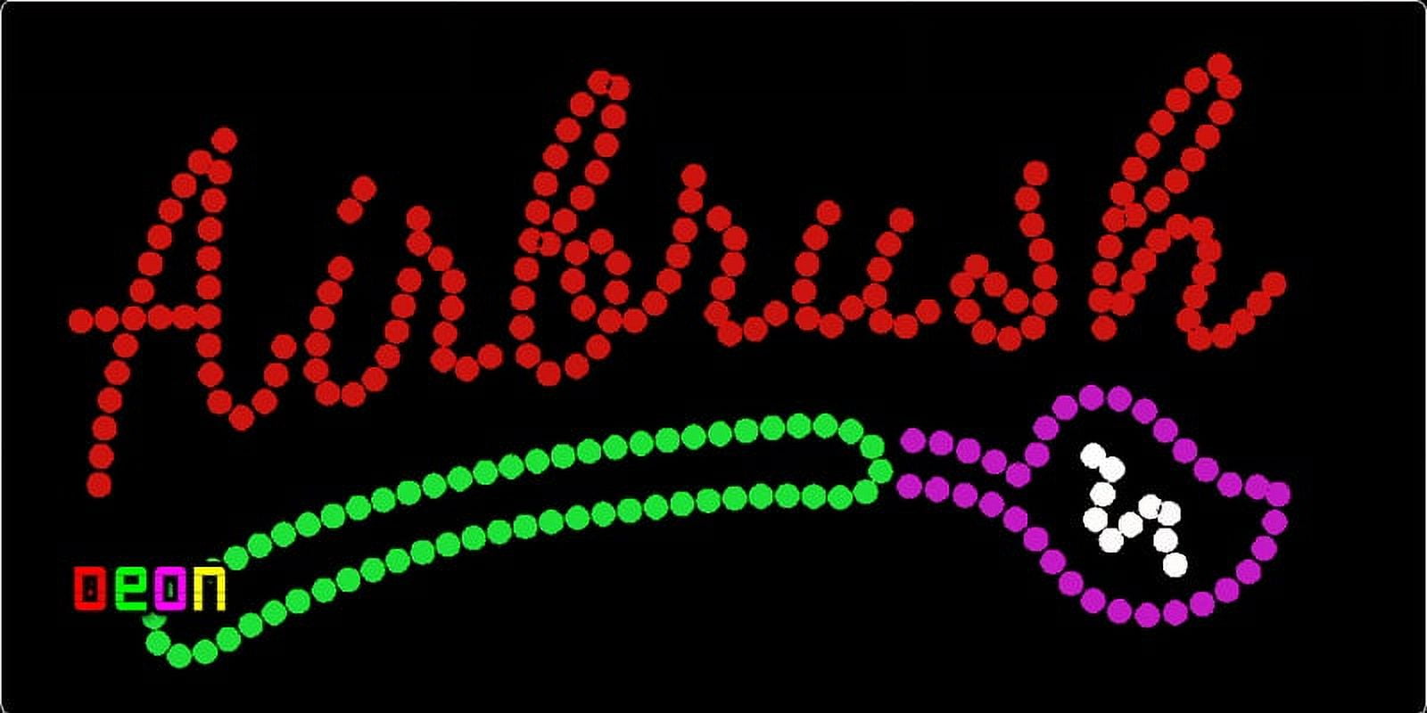 12"x24" Neon By Deon Airbrush LED Sign w/Flashing Controller - Standard ...