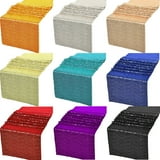 12"x72" / 12"x108" Sequin Table Cloth for Rectangle Tables Sparkle ...